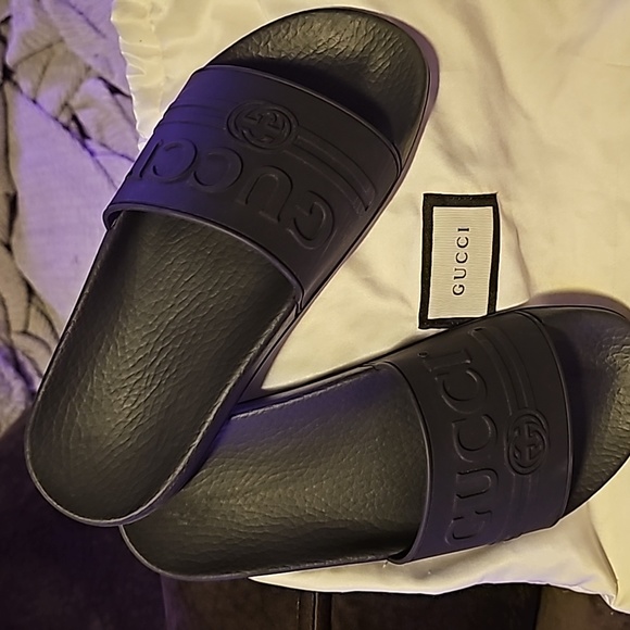Gucci | Shoes | Authentic Womens Gucci Slides Sz 39 85 | Poshmark